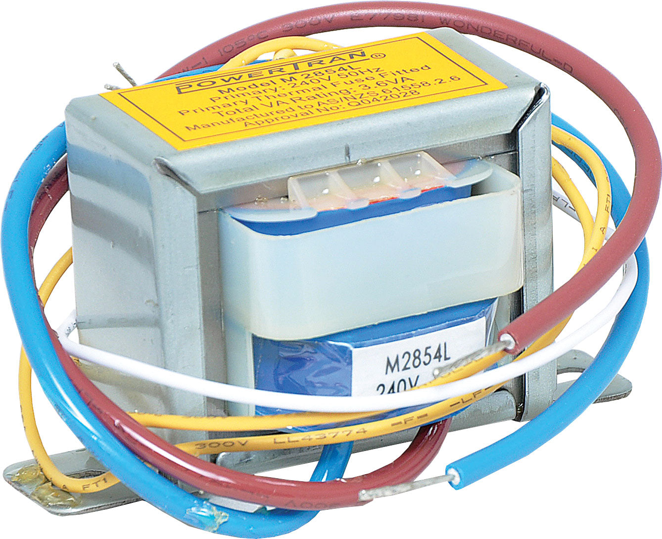 24V / 240V 150mA Centre Tapped EI Core Transformer M2854L – Leading ...