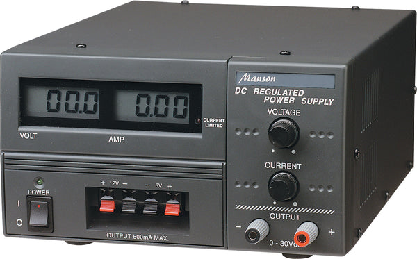 Bench Power Supply 30V 5A Regulated Linear Bench top Lab Power Supply ...