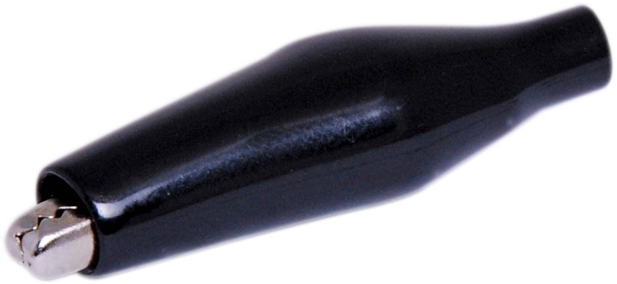 DC Power Connectors Crocodile Clip 65mm Black P0115 – Leading Edge ...