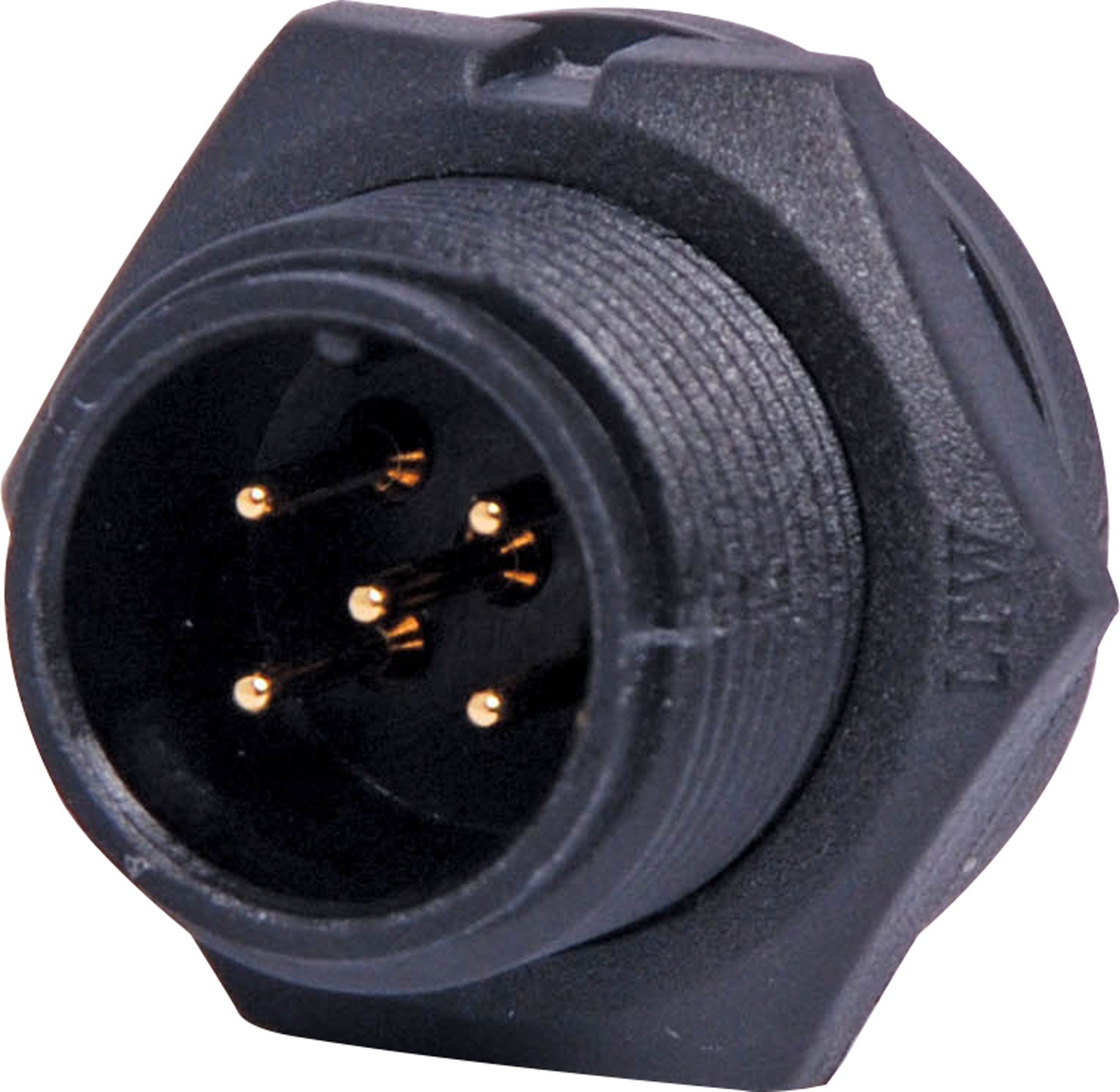 Circular Connector 5 Pin 5A Screw-On Male Chassis IP67 Waterproof Plug ...