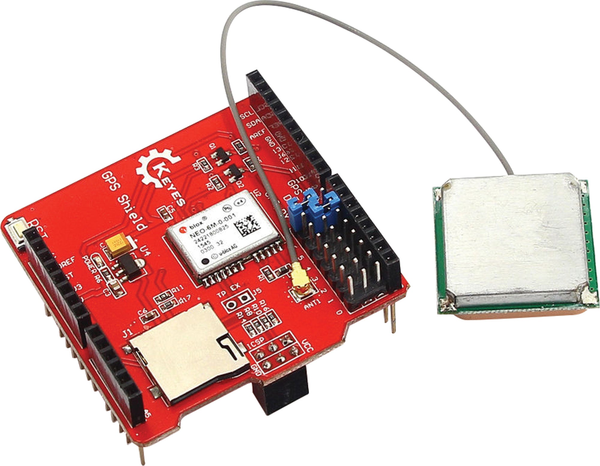 Arduino U-Blox Neo-6M GPS Module With SD Slot & Antenna Z6332 – Leading ...