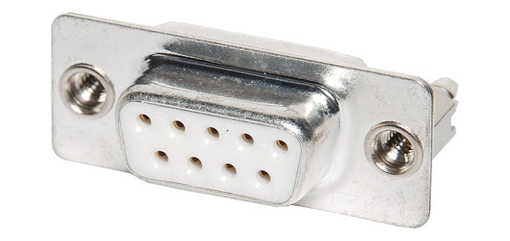 DE9 Female PCB Mount With Board Locks P3053