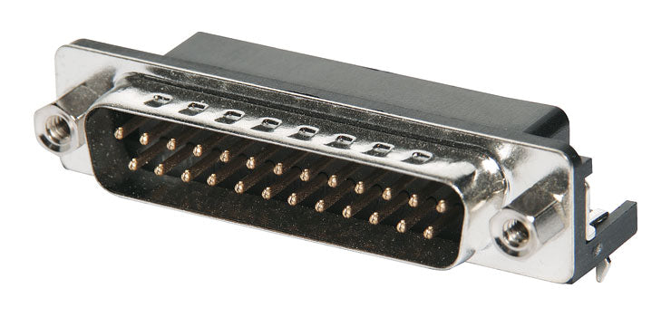 D-Sub Connectors DB25 Male PCB Mount 90 Deg. P3220 – Leading Edge ...