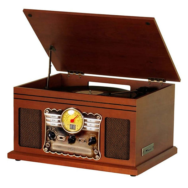 LENOXX Bluetooth Retro Music Centre with Turntable BCD118